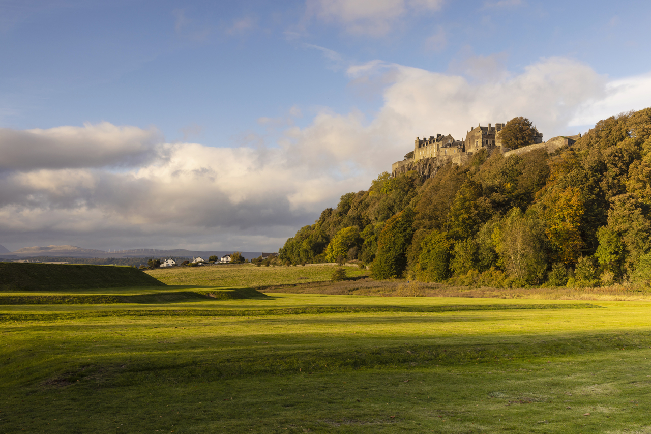Stirling Castle seen from Kings Park