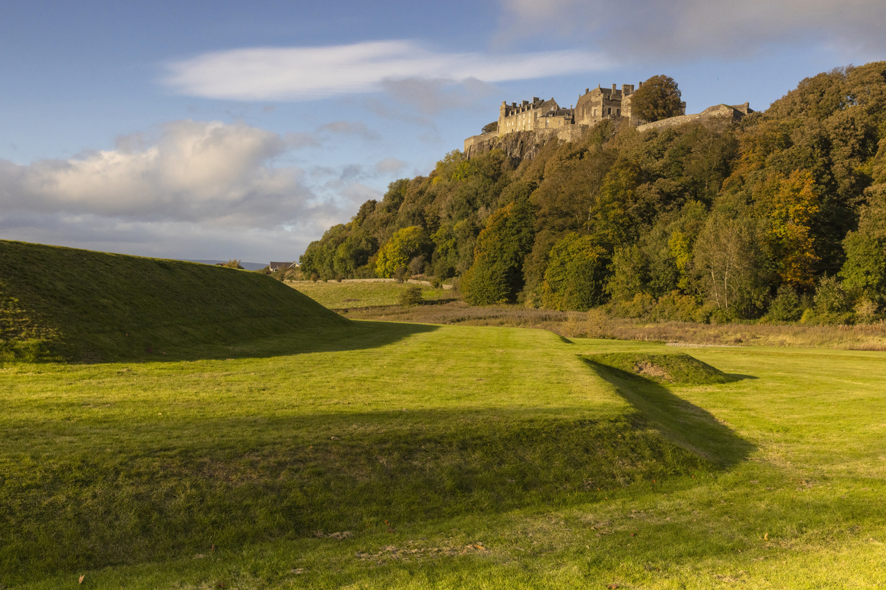Stirling Castle seen from Kings Park
