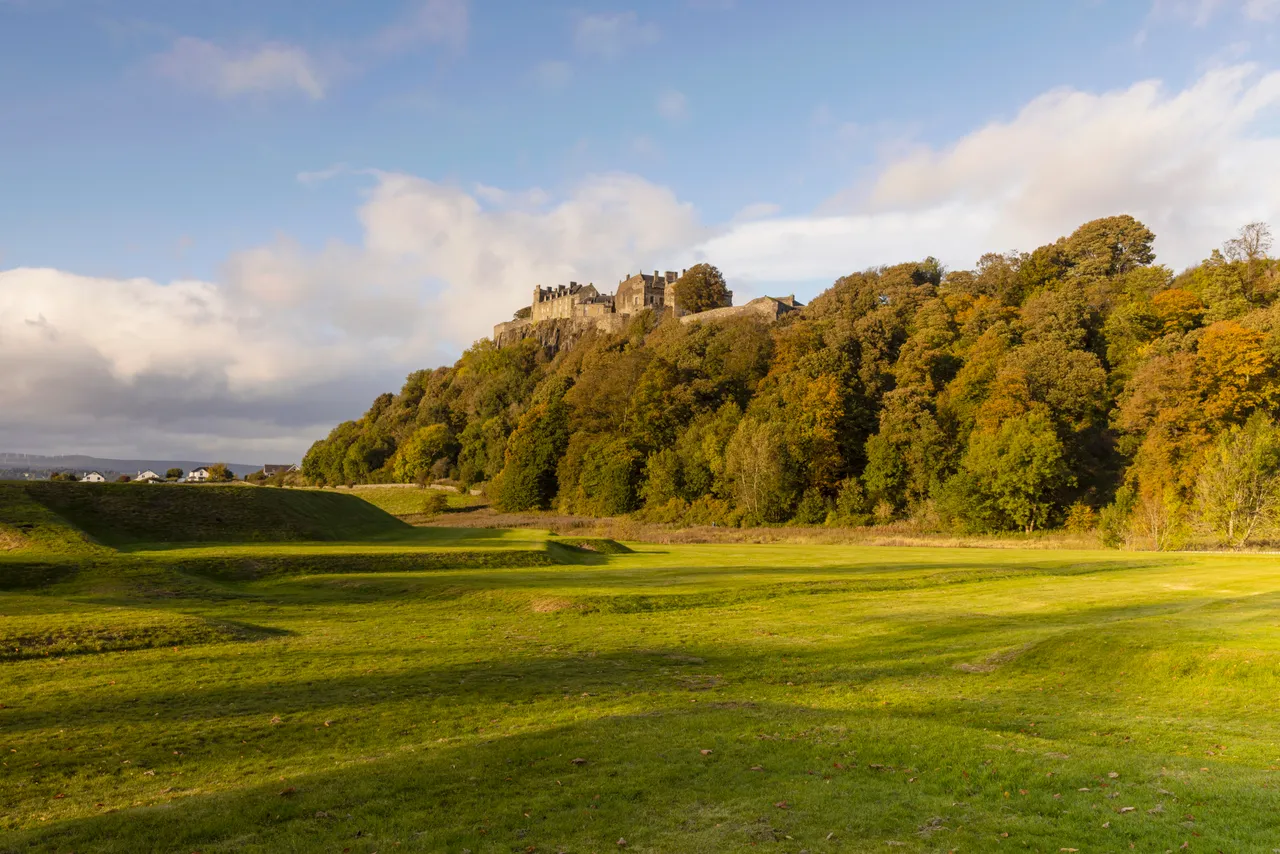 Stirling Castle seen from Kings Park