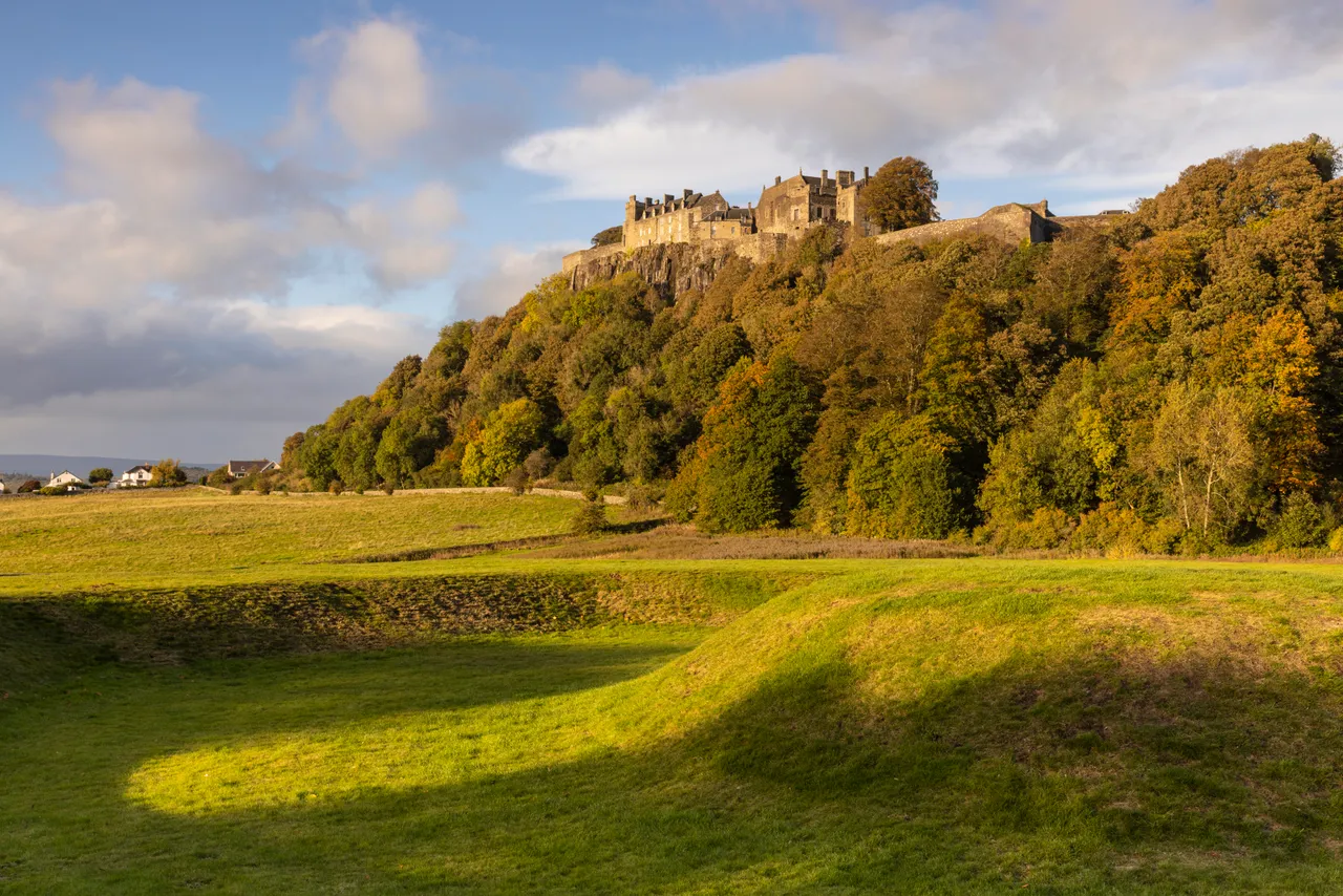 Stirling Castle seen from Kings Park