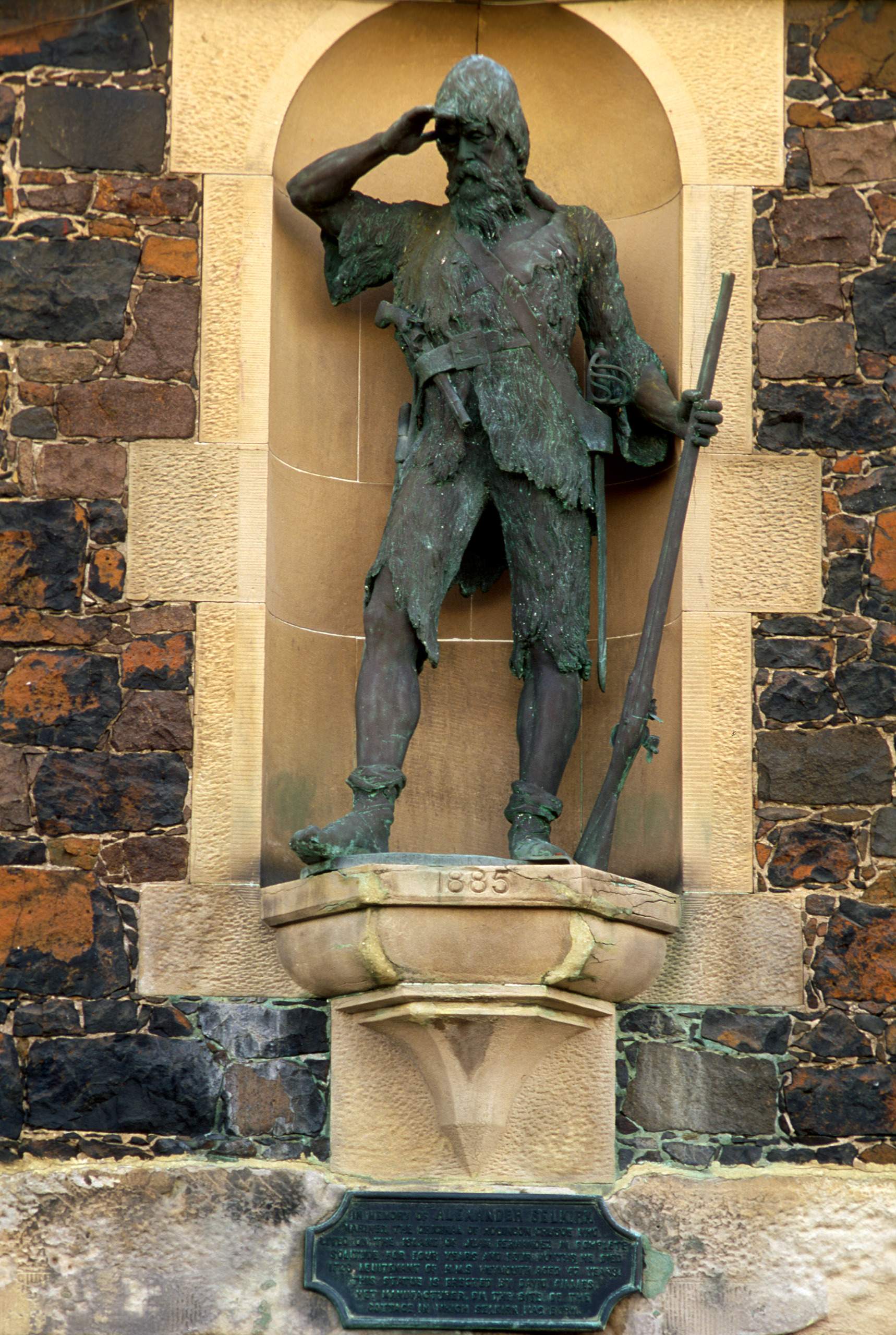 The Statue Of Alexander Selkirk