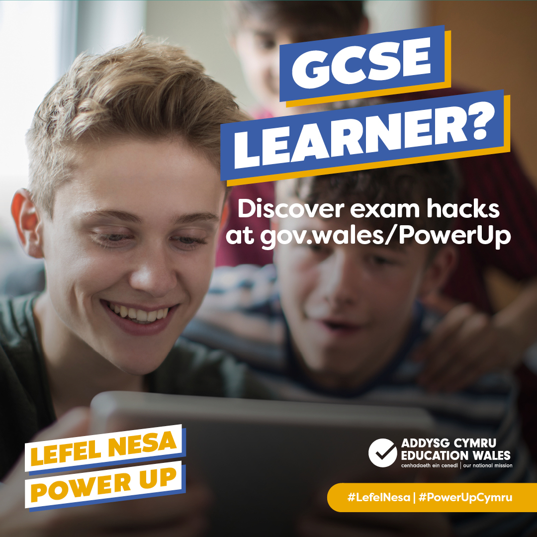 8462 GCSE learner exam hacks - social asset - english