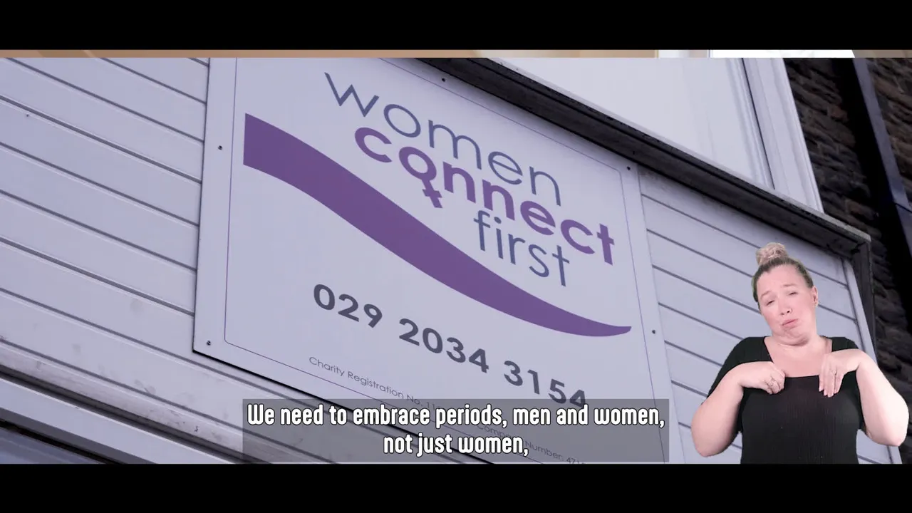 Period Proud Women Connect First SHORTER ENG BSL