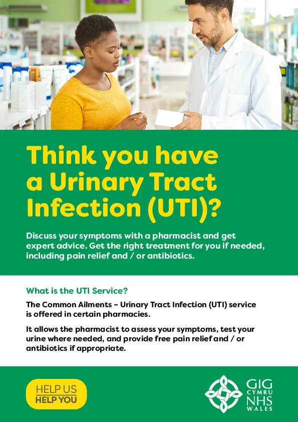 UTI A4 leaflet ENGLISH