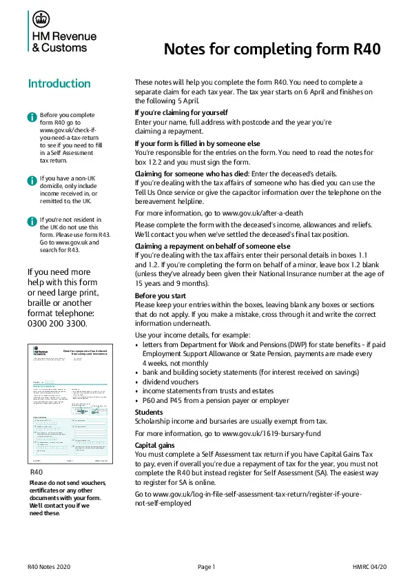 Welsh Government Communications Services Digital Toolkit - R40 form ...