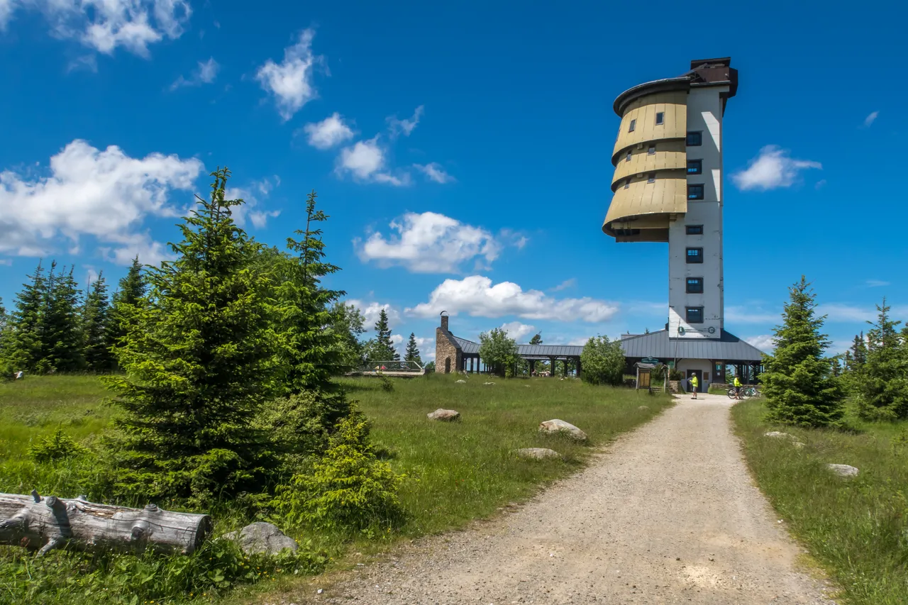 Rozhledna Lookout Tower Poledník Šumava