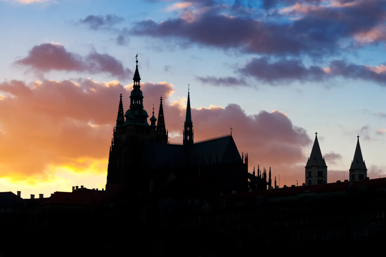 Katedrála sv. Víta Praha St. Vitus Cathedral Prague