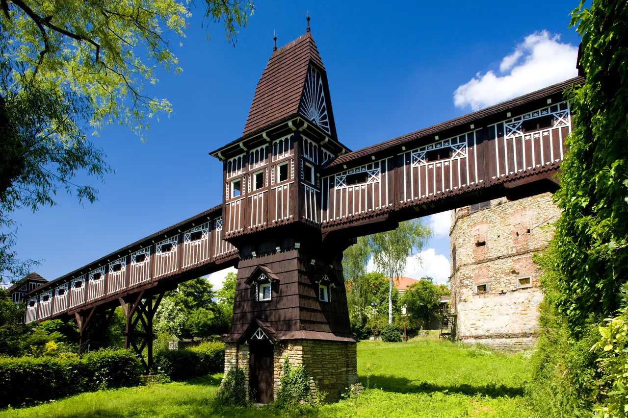 Dřevěný most Wooden Bridge Nové Město nad Metují