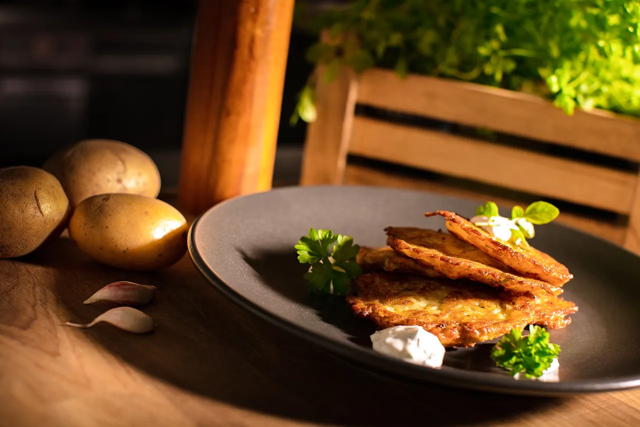 Bramborák - Czech Potato Pancakes